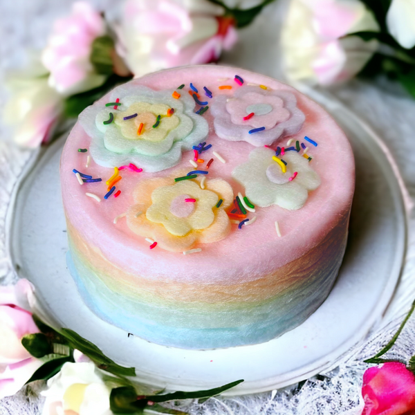 Flower Cake – Cotton Candy Cravings
